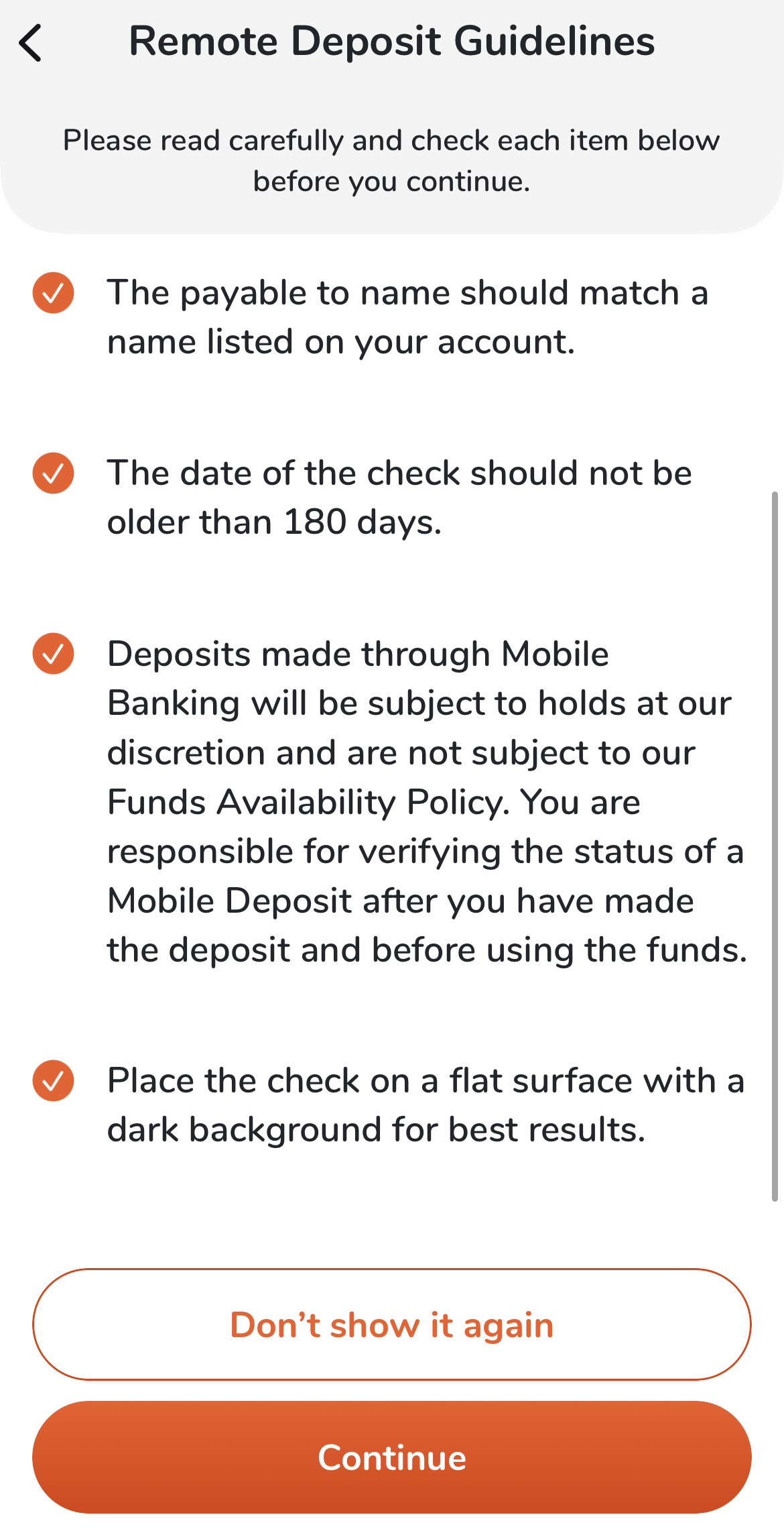 How do I submit a check for Remote Deposit? – Taunton Federal Credit Union